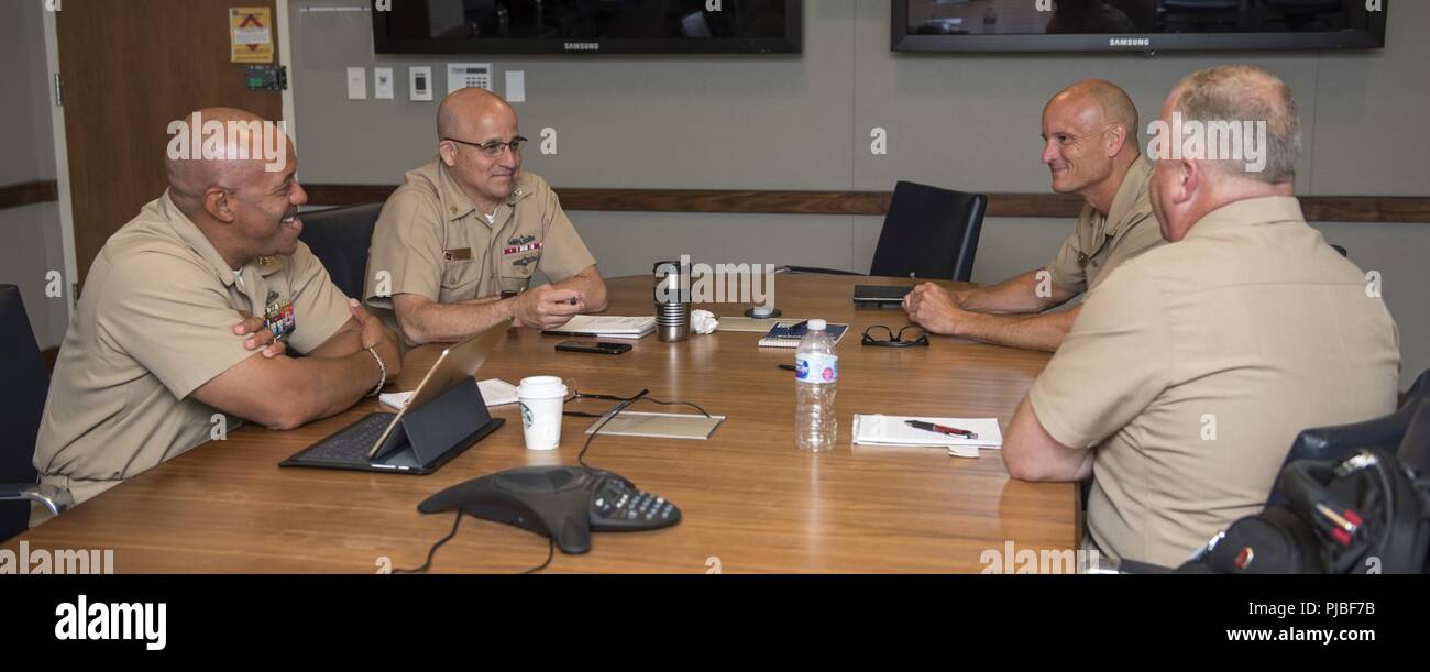 ARLINGTON, Va. (July 06, 2018) Fleet Master Chief Raymond Kemp, Fleet ...