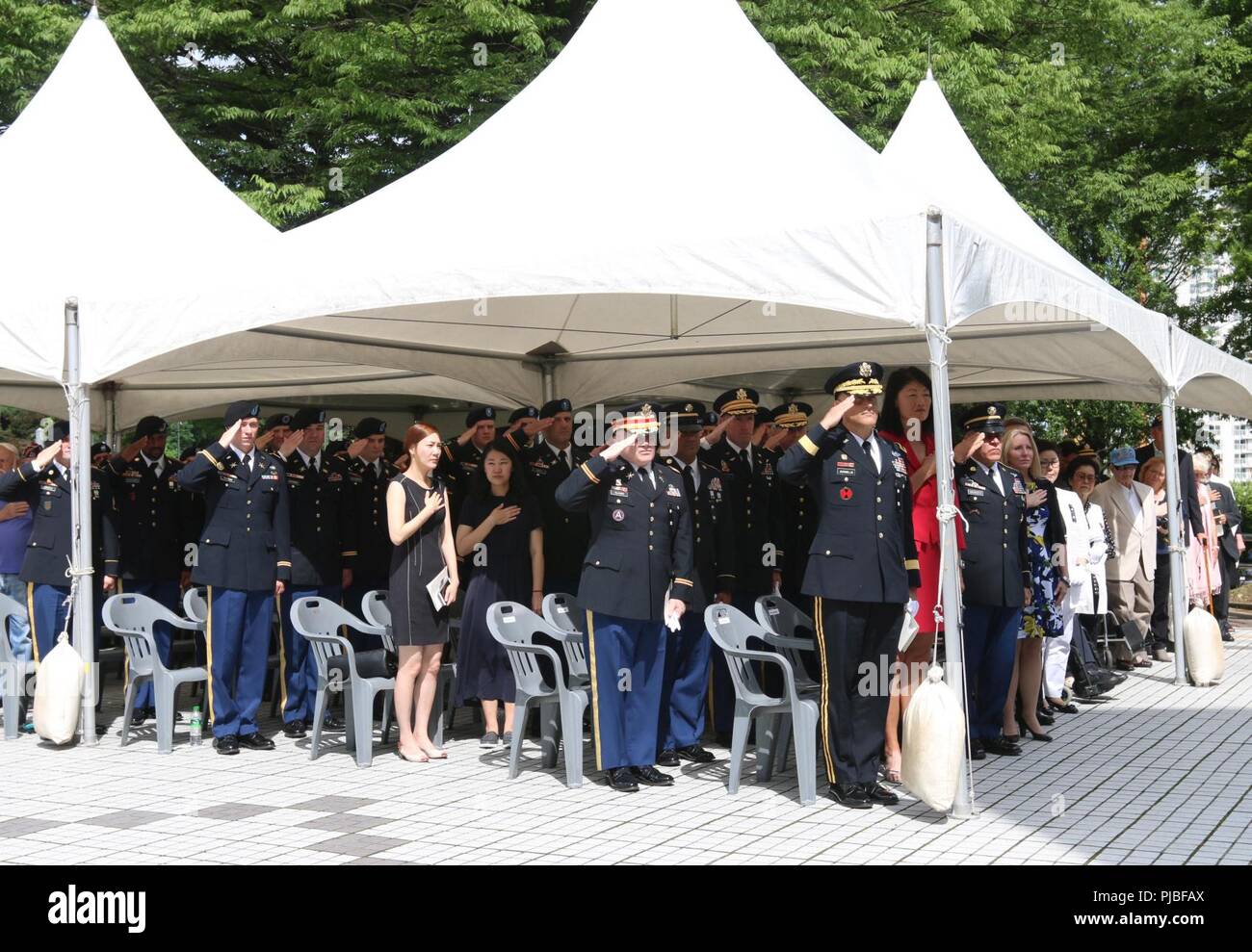 OSAN, Republic of Korea - U.S. Soldiers, Task Force Smith veterans ...