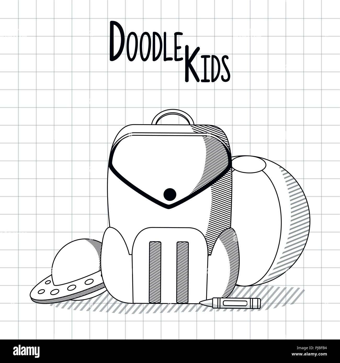 Doodle kids cartoons Stock Vector Image & Art - Alamy