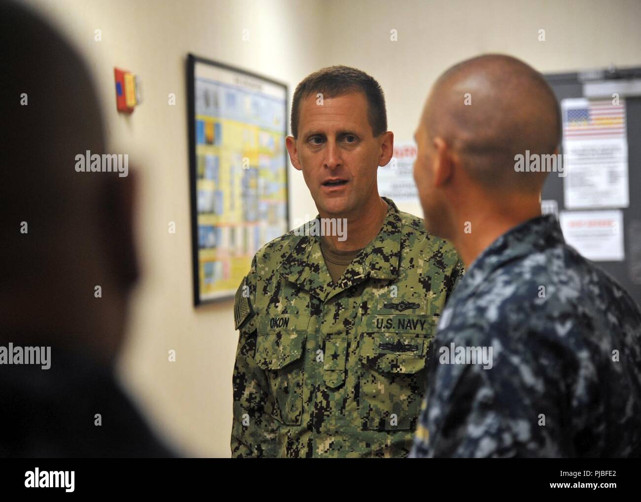 MARINE CORPS BASE HAWAII (July 11, 2018) — Rear Adm. John Okon ...