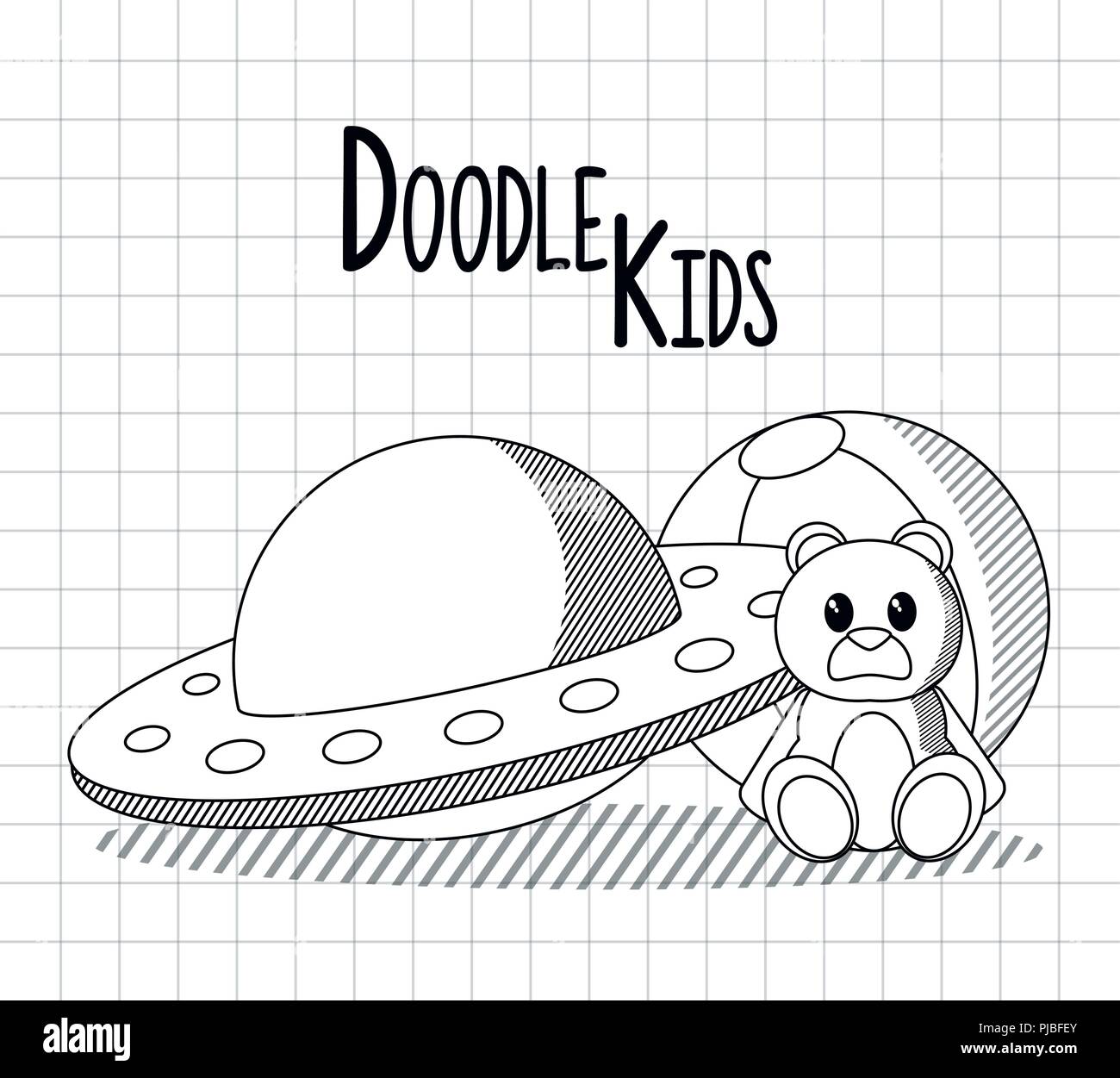 Doodle kids cartoons Stock Vector Image & Art - Alamy