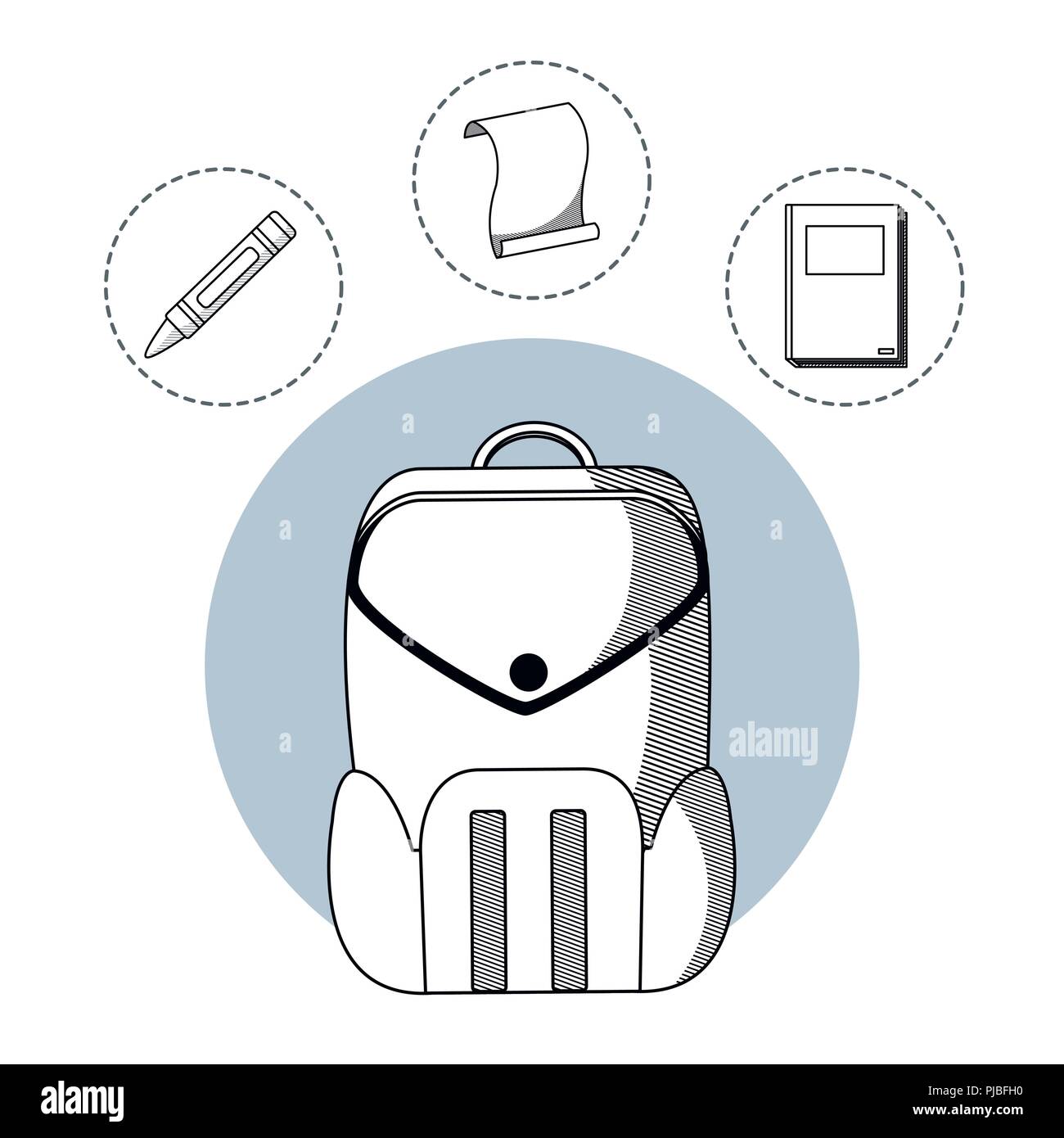 School doodles cartoons Stock Vector Image & Art - Alamy