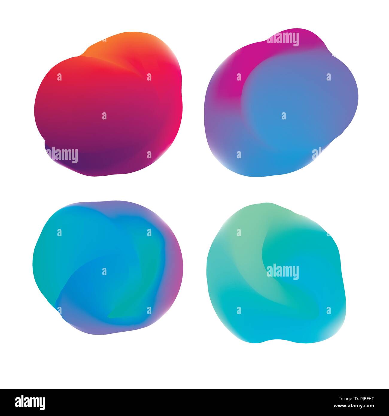 Gradient colorful sphere in Cut Out Stock Images & Pictures - Alamy