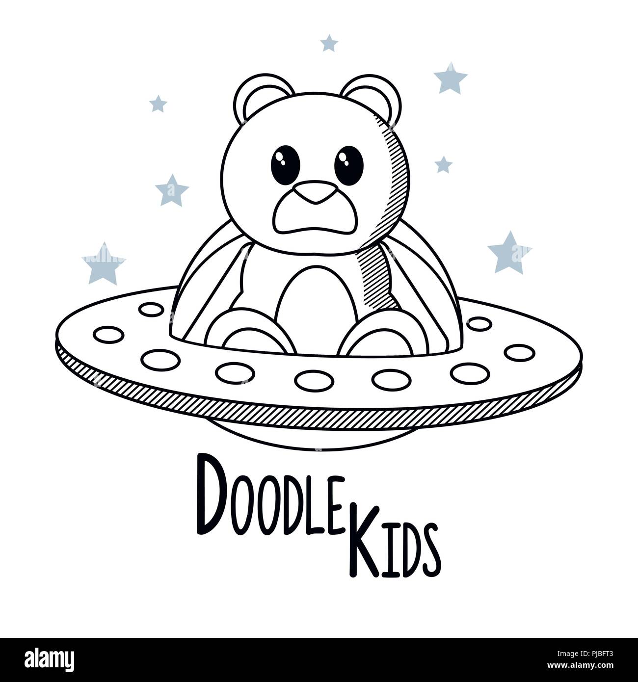 Doodle kids cartoons Stock Vector Image & Art - Alamy