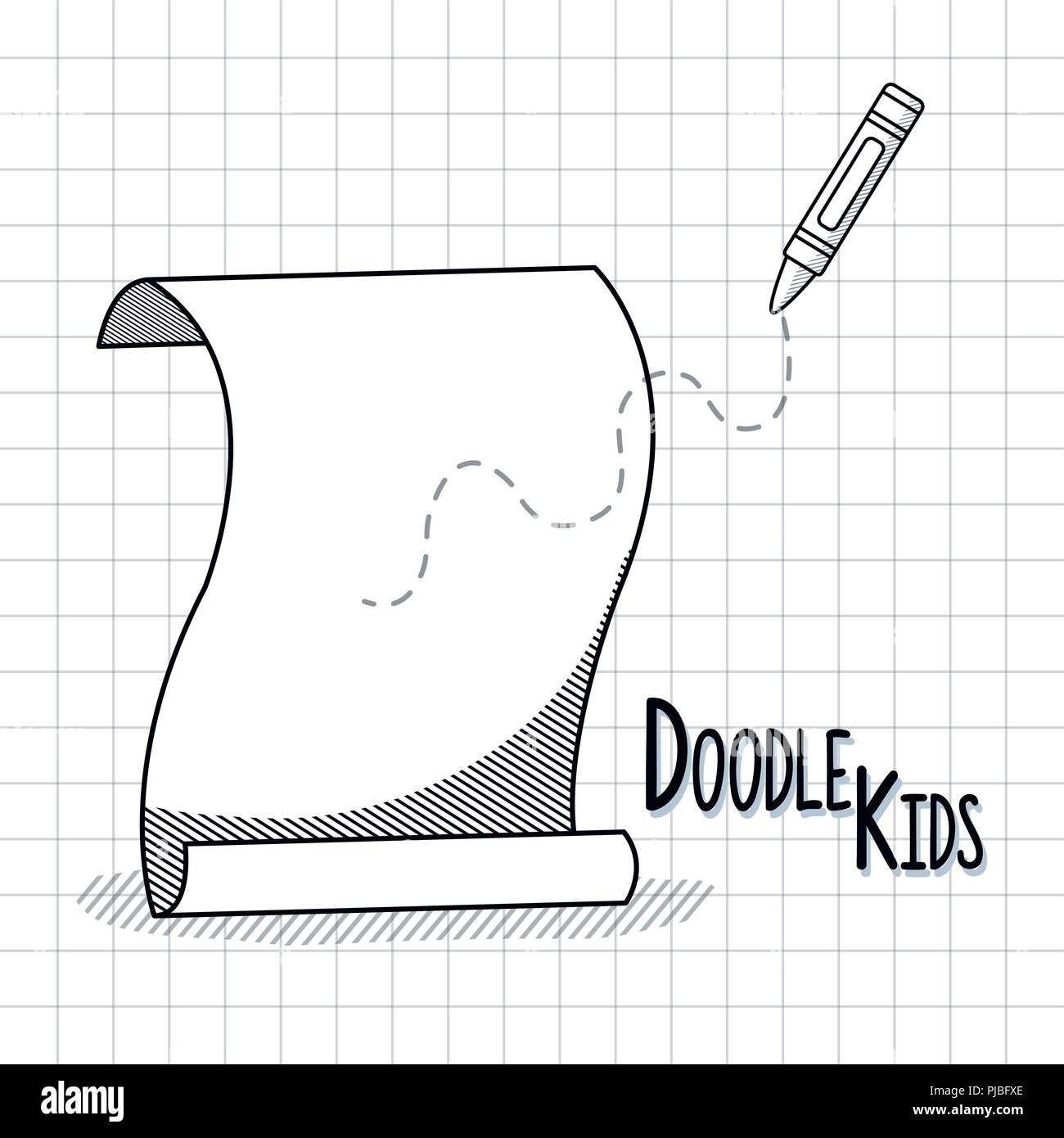 Doodle kids cartoons Stock Vector Image & Art - Alamy