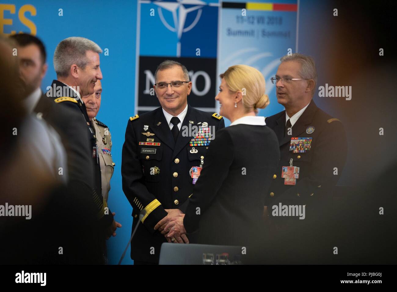 General Curtis M. Scaparrotti, Supreme Allied Commander Europe, speaks ...