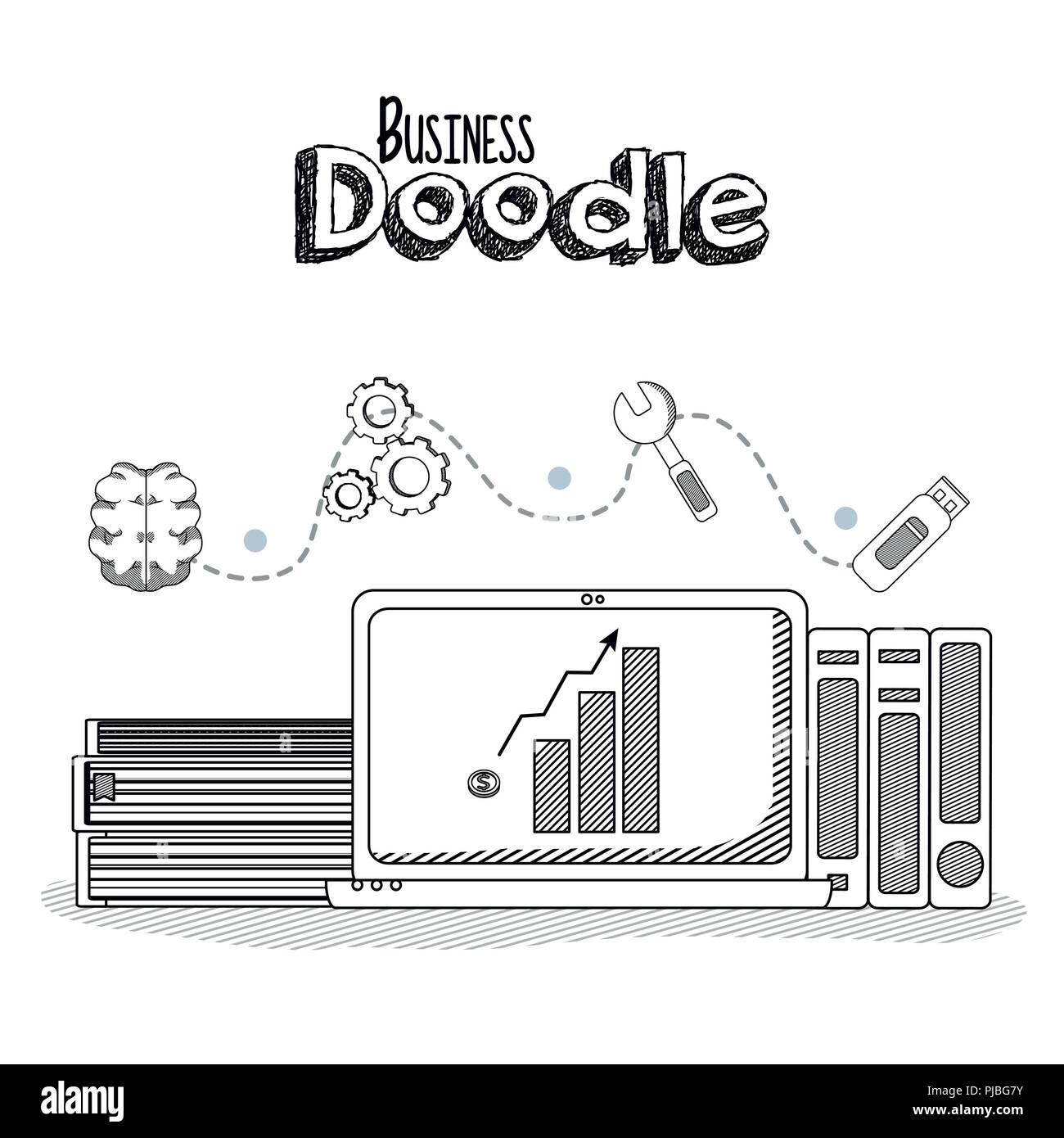 Business doodle concept Stock Vector Image & Art - Alamy