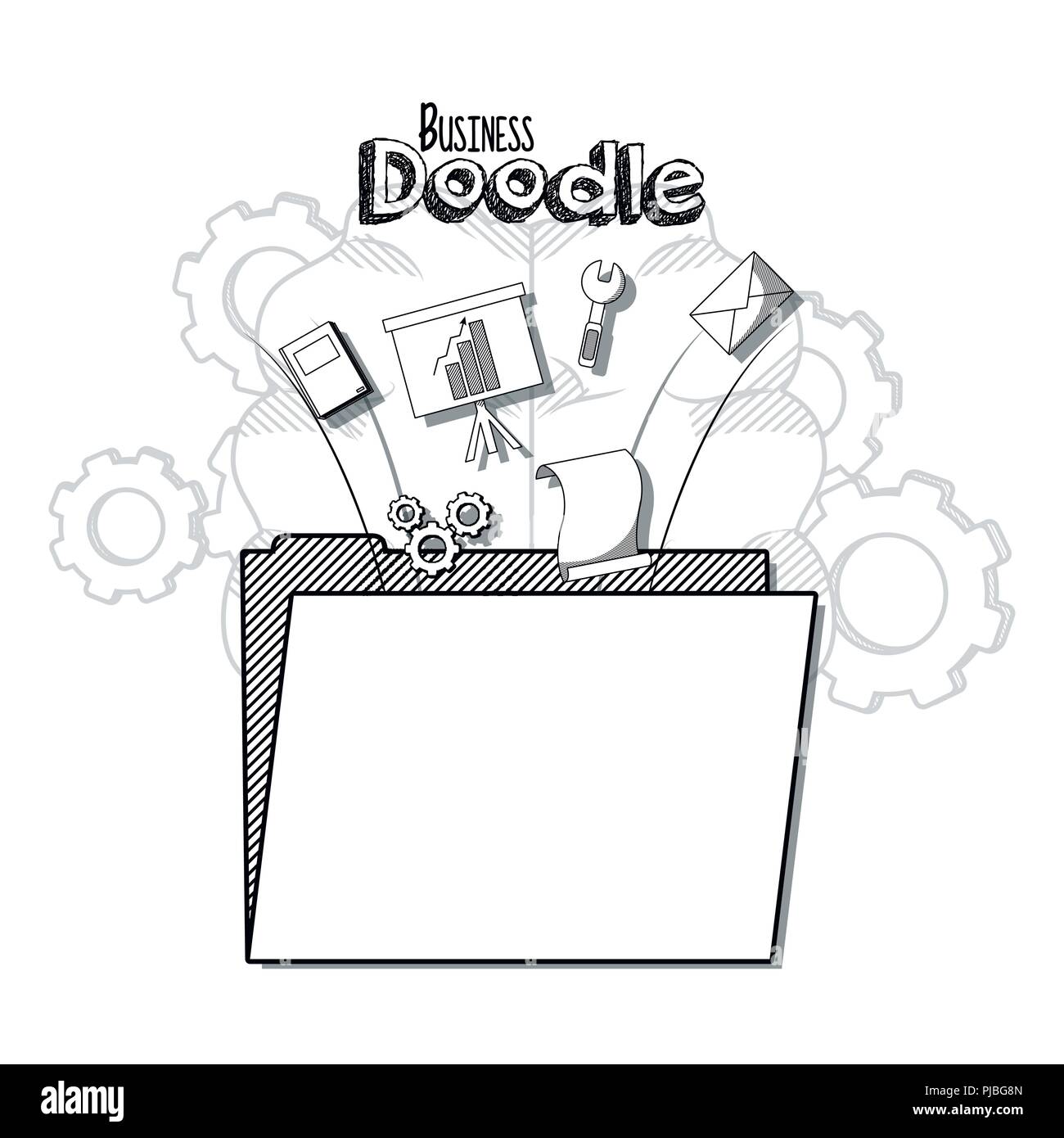 Business doodle concept Stock Vector Image & Art - Alamy