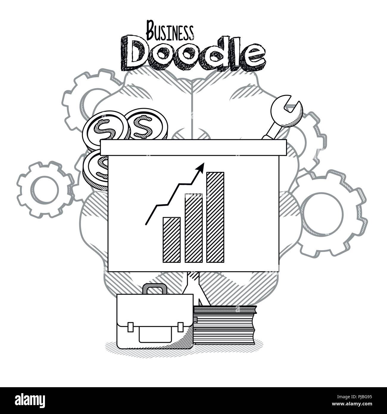 Business doodle concept Stock Vector Image & Art - Alamy