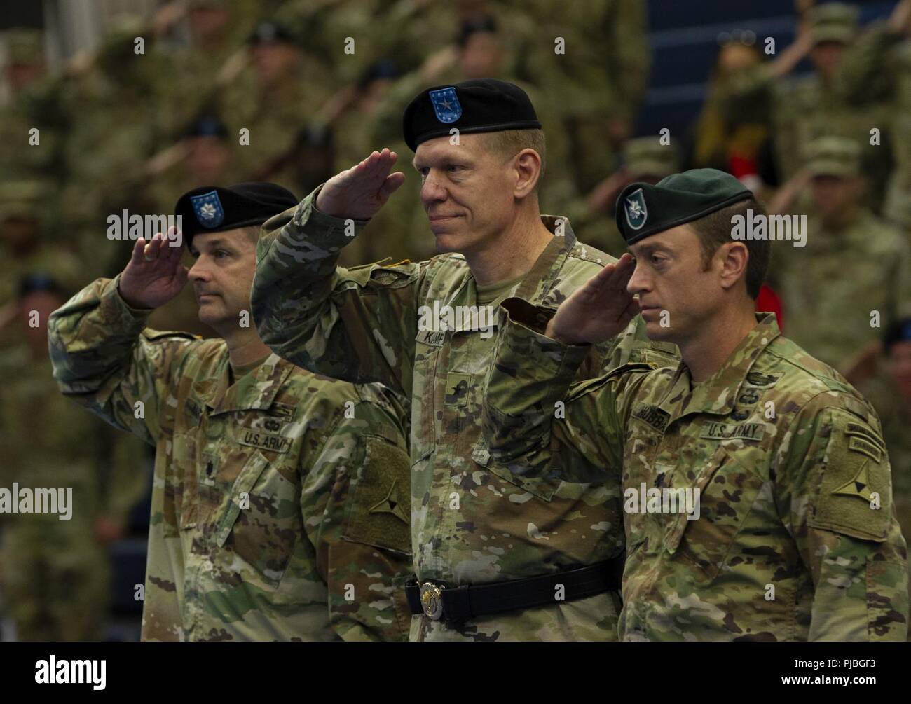 Brig Gen. Kenneth L. Kamper, along with Lt. Col. Craig A. Martin and Lt ...