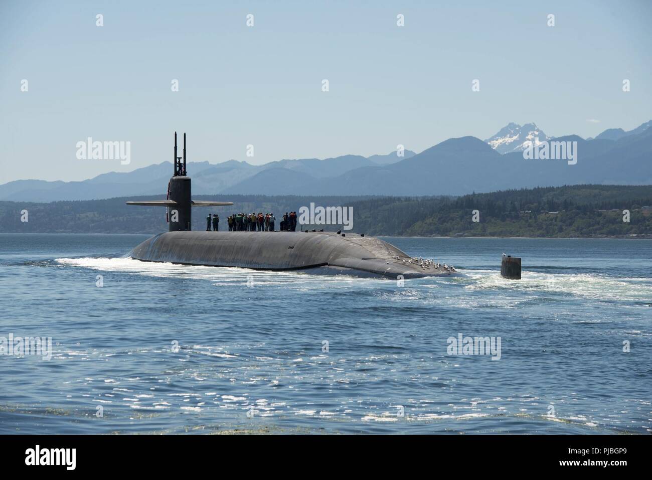 Uss nebraska ssbn 739 blue hi-res stock photography and images - Alamy