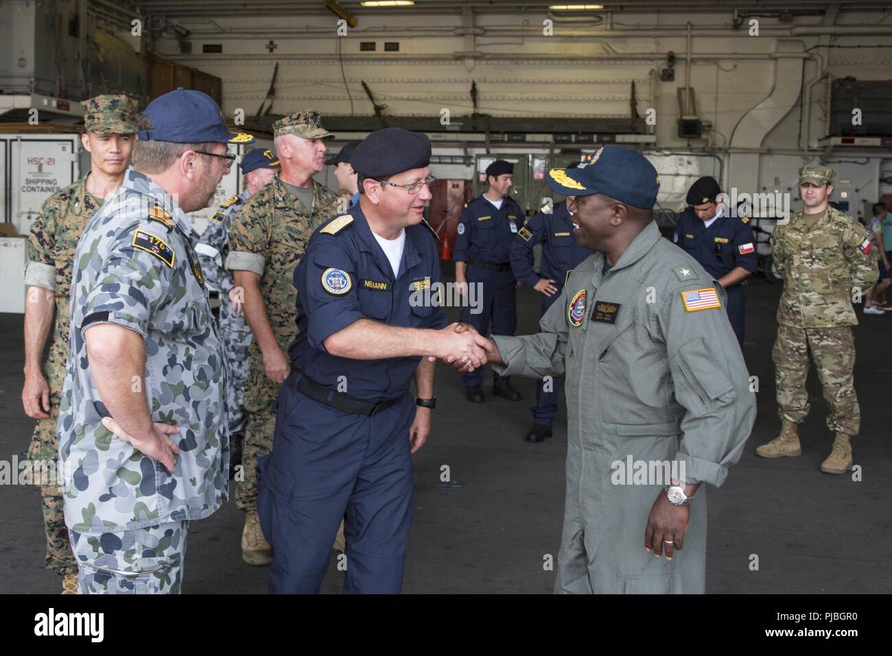 Uss bonhomme richard expeditionary strike group esg hi-res stock ...