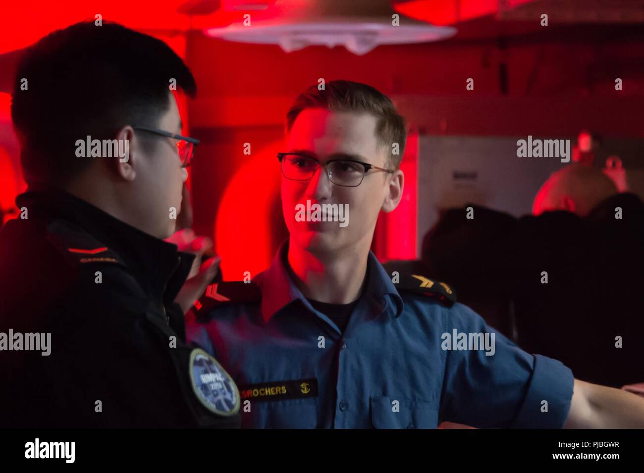 PACIFIC OCEAN (July 12, 2018) Naval Combat Information Operators (NCIOP ...