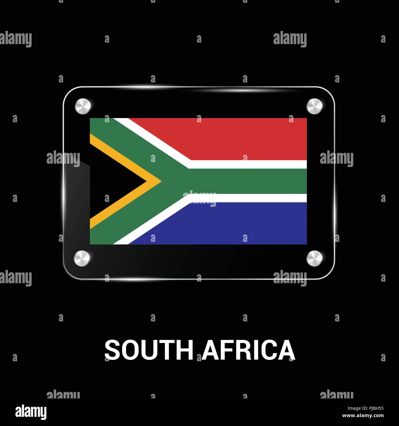 South Africa flag design vector Stock Vector Image & Art - Alamy