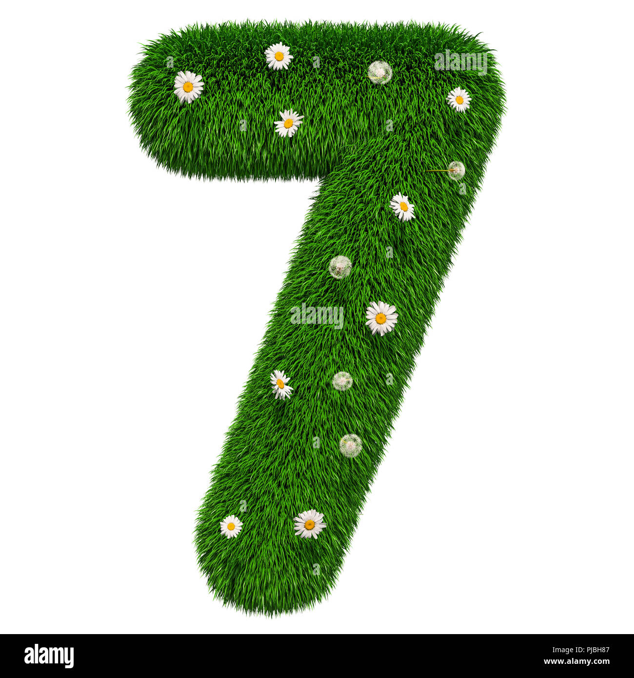 Number 7 Cut Out Stock Images & Pictures - Alamy