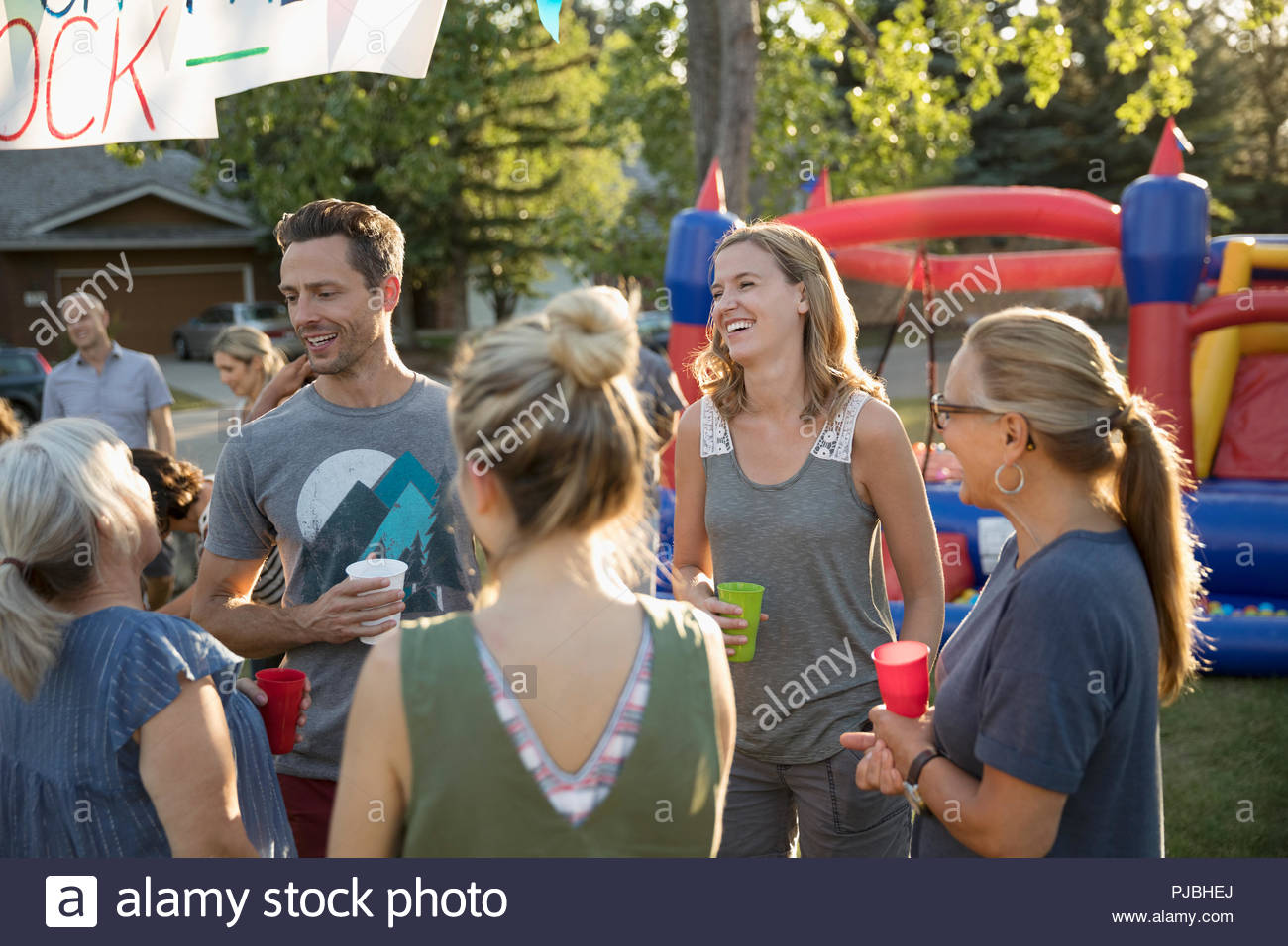 Neighbors Talking Talking High Resolution Stock Photography and Images ...