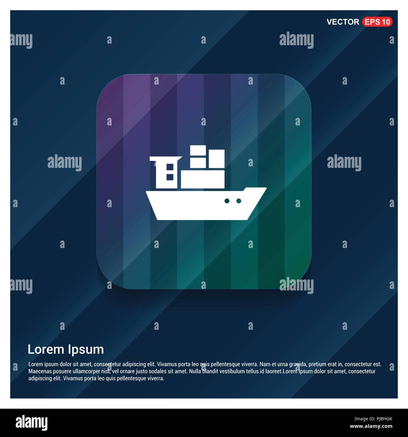 Ship icon - Free vector icon Stock Vector Image & Art - Alamy