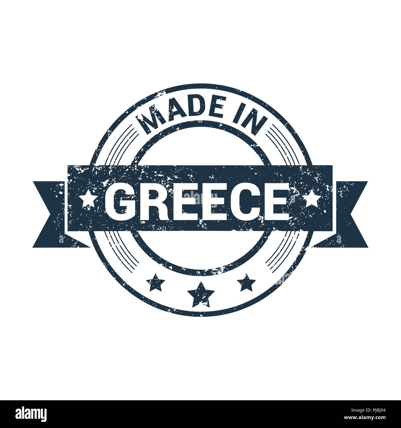 Passport stamps greece Stock Vector Images - Alamy