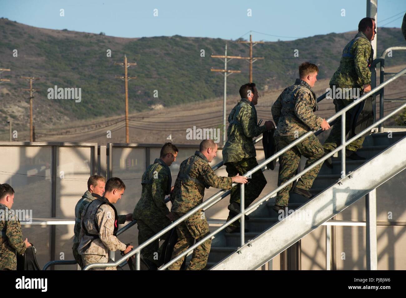 MARINE CORPS BASE CAMP PENDLETON, Calif. (July 6, 2018) U.S. Marines ...