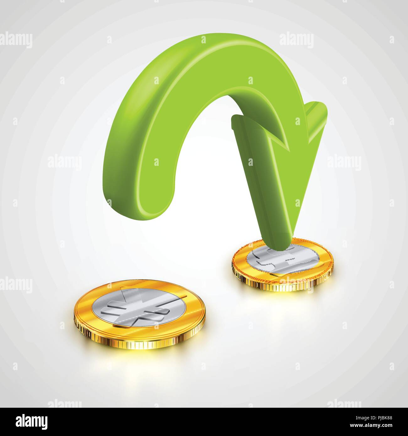 Currency exchange illustration, vector Stock Vector Image & Art - Alamy