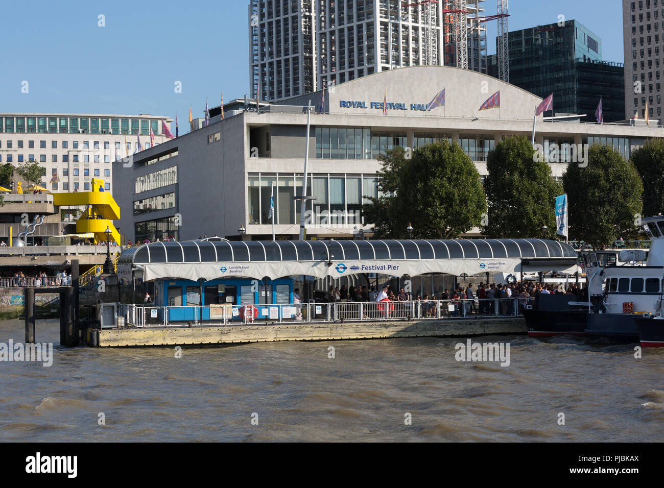 Royal Festival Hall, Southbank, Waterloo, London Stock Photo - Alamy
