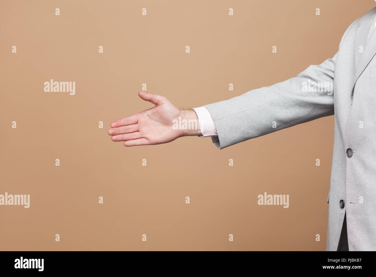 Suit profile standing studio hi-res stock photography and images - Alamy