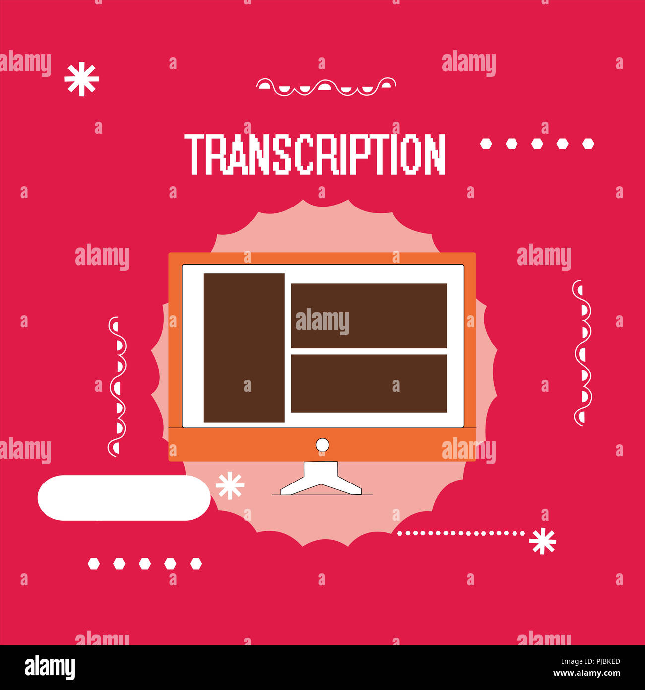 Text sign showing Transcription. Conceptual photo Written or printed ...