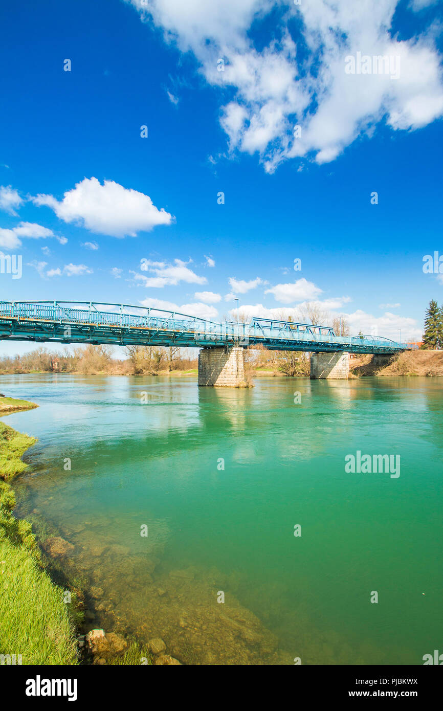 Kupa river landscape in Karlovac region, Croatia Stock Photo - Alamy