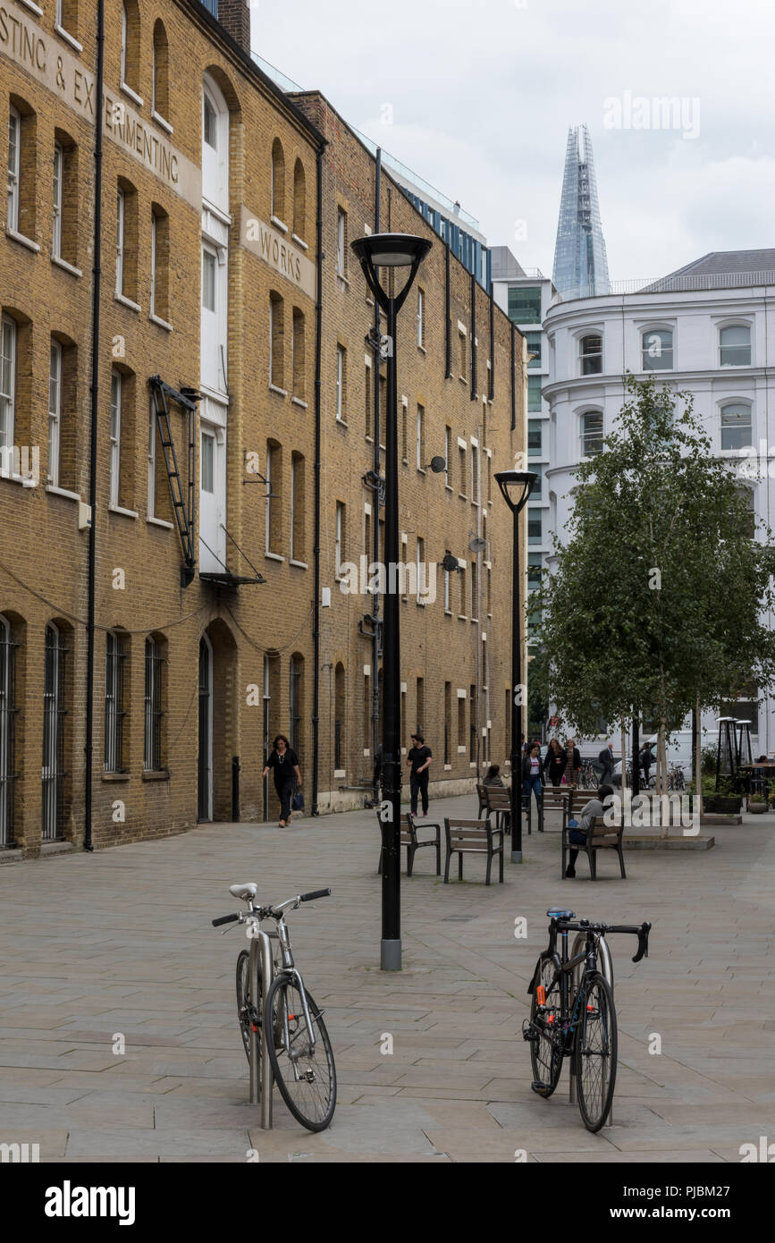 small and peaceful square and pedestrian area away from the hustle and ...