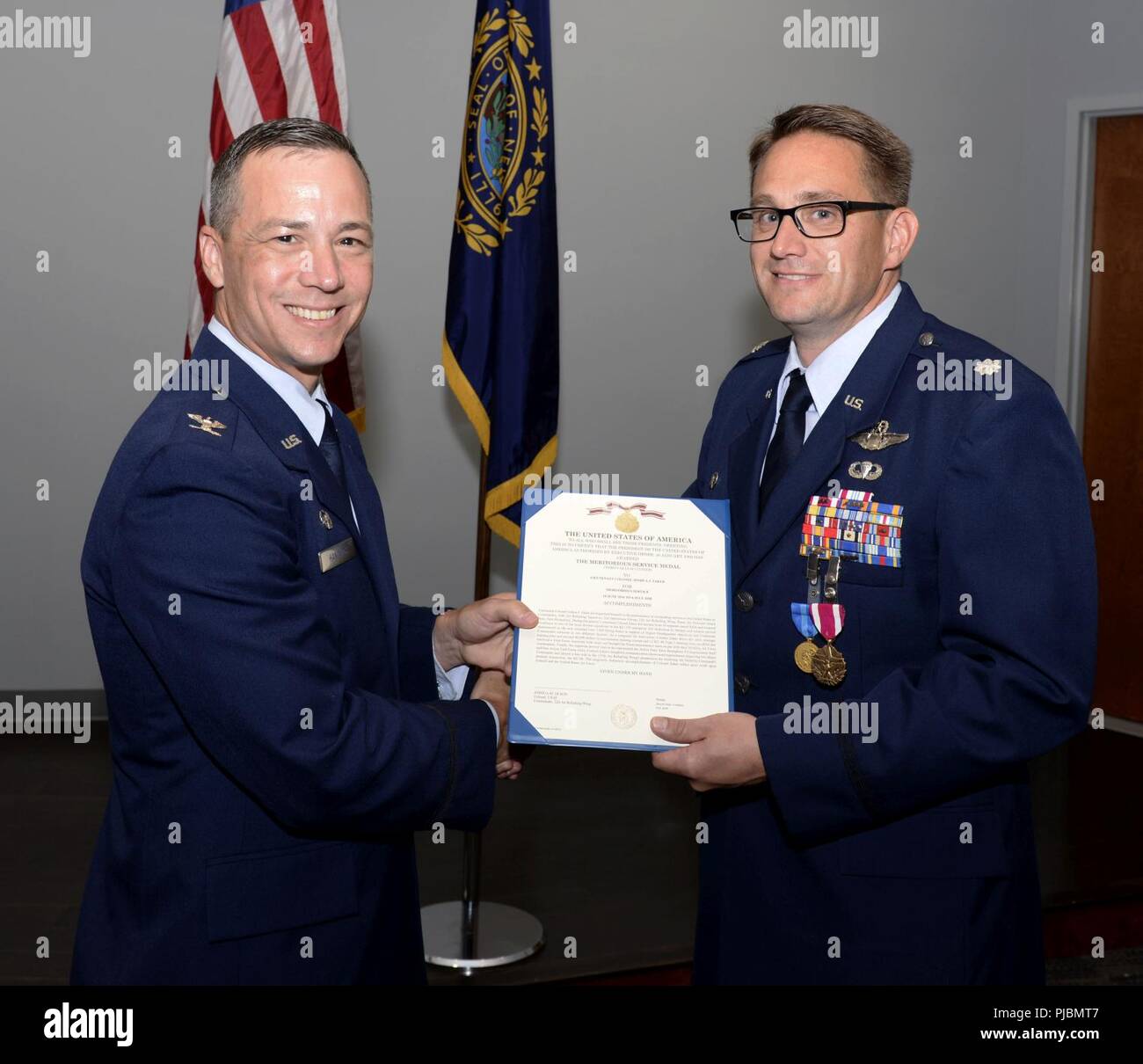 Lt. Col. Joshua J. Zaker, commander of the 64th Air Refueling Squadron ...