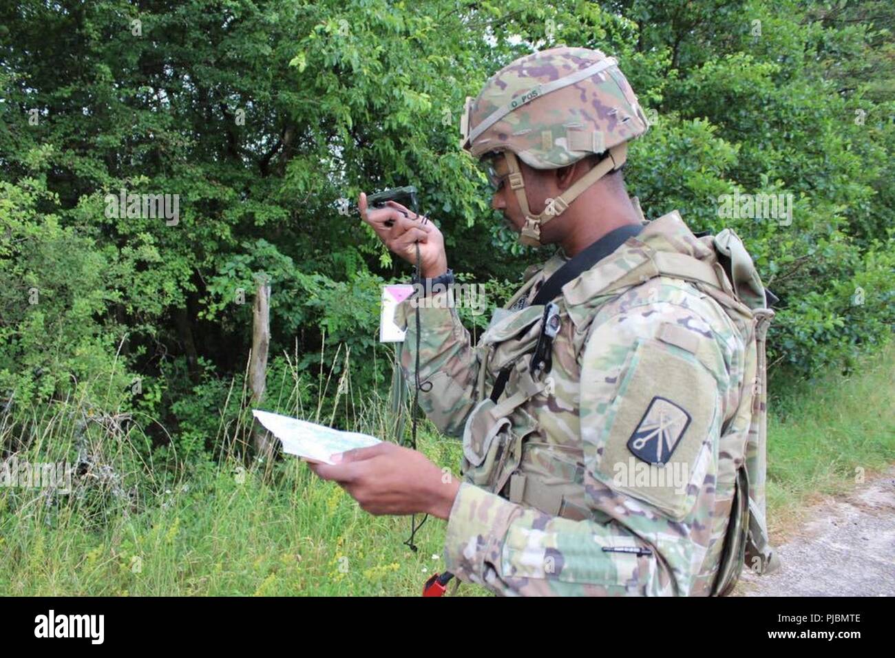 Military Compass Usa Navigation Map High Resolution Stock Photography ...