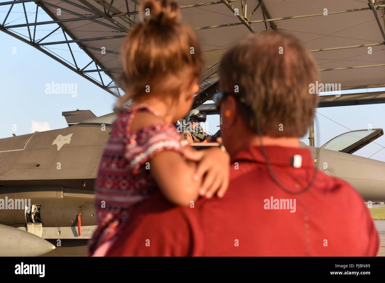 U.S. Air Force 1st Lt. Mark Pierce, a pilot assigned to the 169th ...