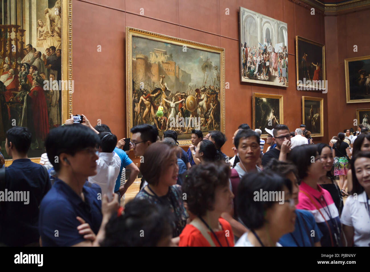 Jacques louis david louvre hi-res stock photography and images - Alamy