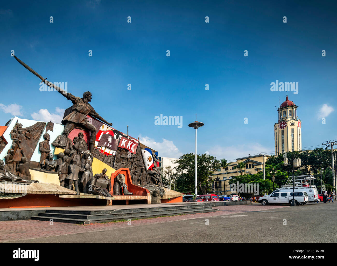 famous andres bonifacio shrine monument landmark in central manila city ...