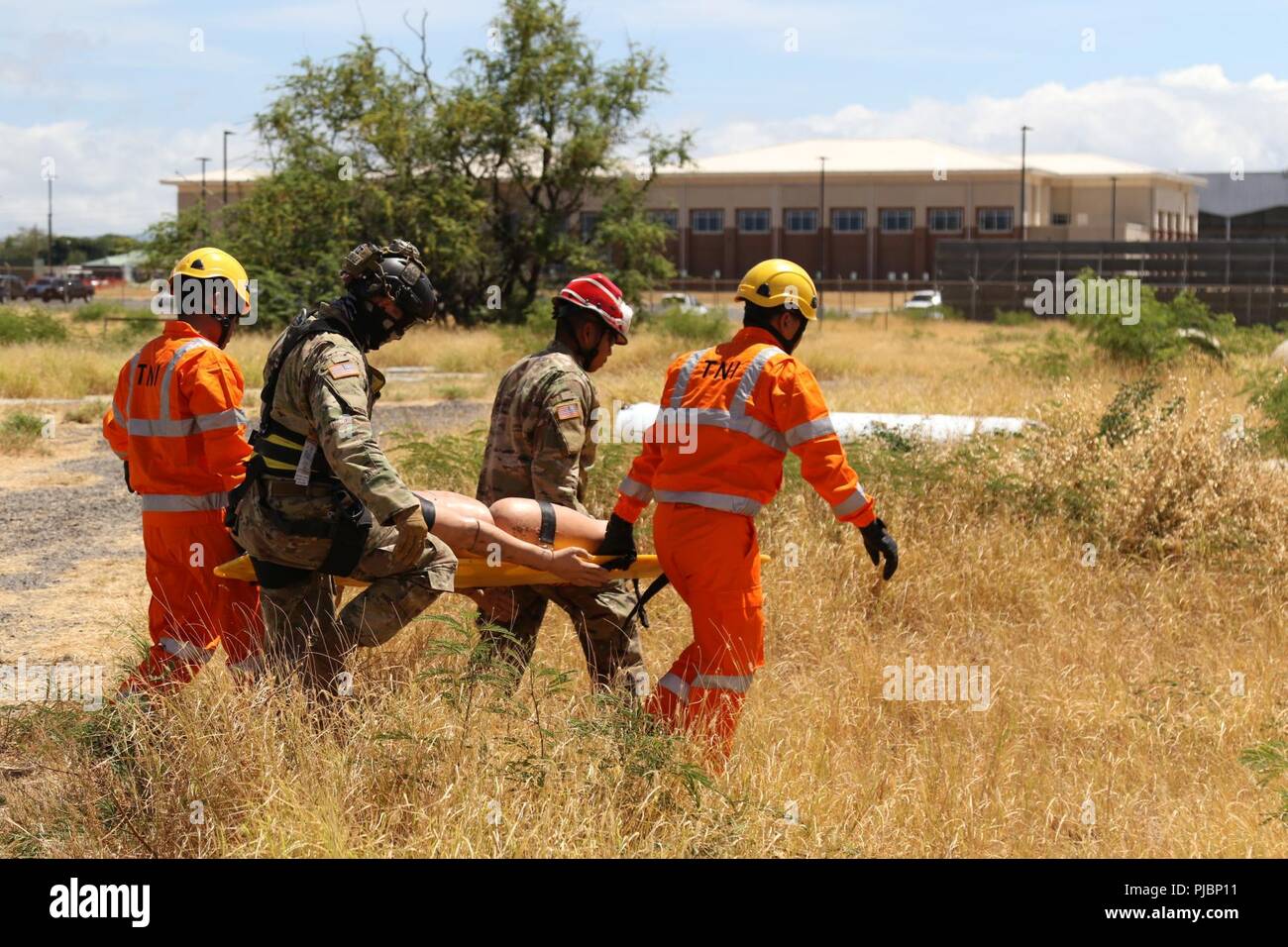 Soldiers of the Hawaii Army National Guard Chemical, Biological ...