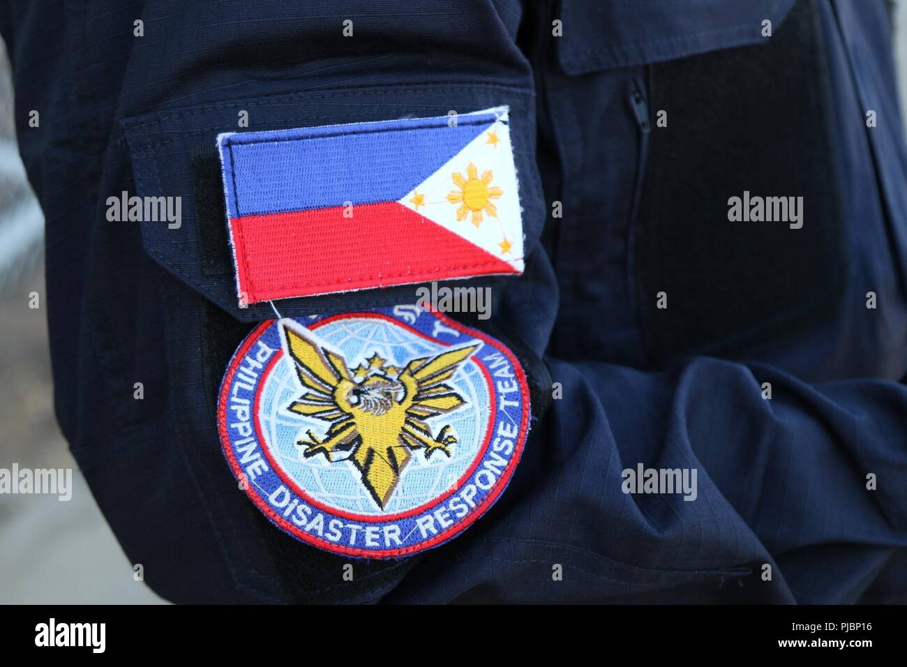 Soldiers of the Philippines Army 525th Engineer Combat Battalion train ...