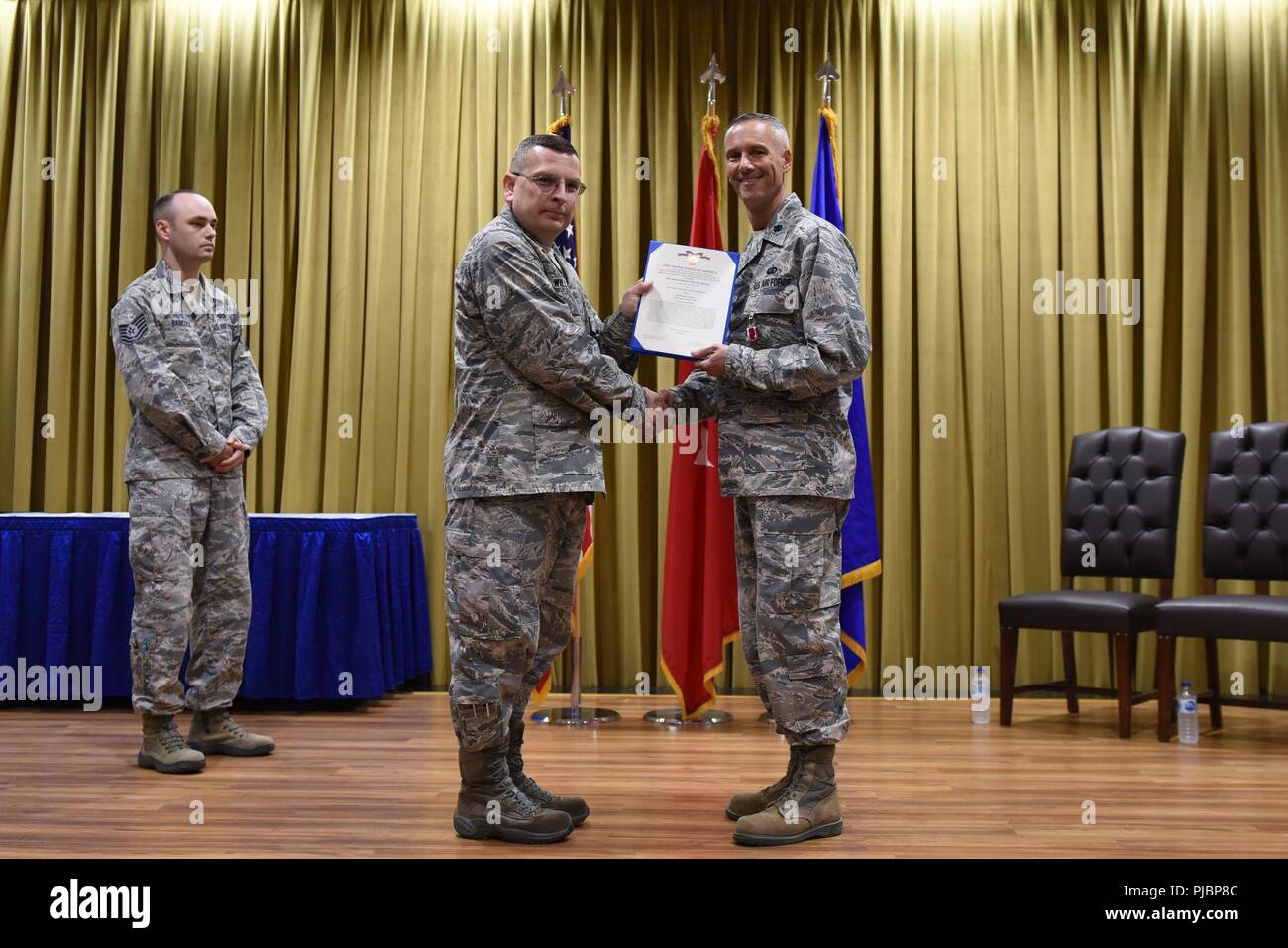 U.S. Air Force Col. David Williams, 39th Mission Support Group ...