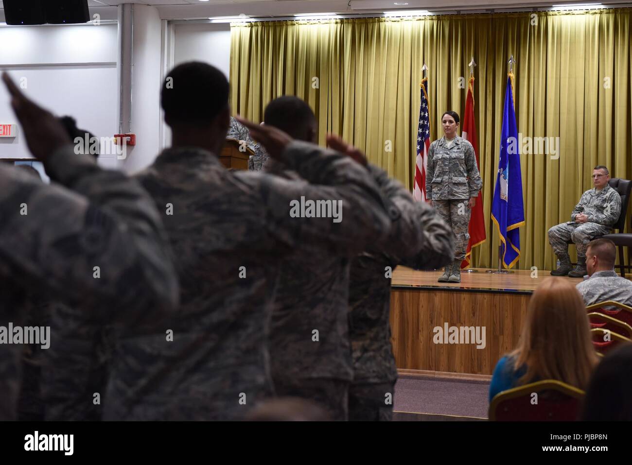U.S. Air Force Maj. Marjorie N. Malloy, incoming 39th Force Support ...