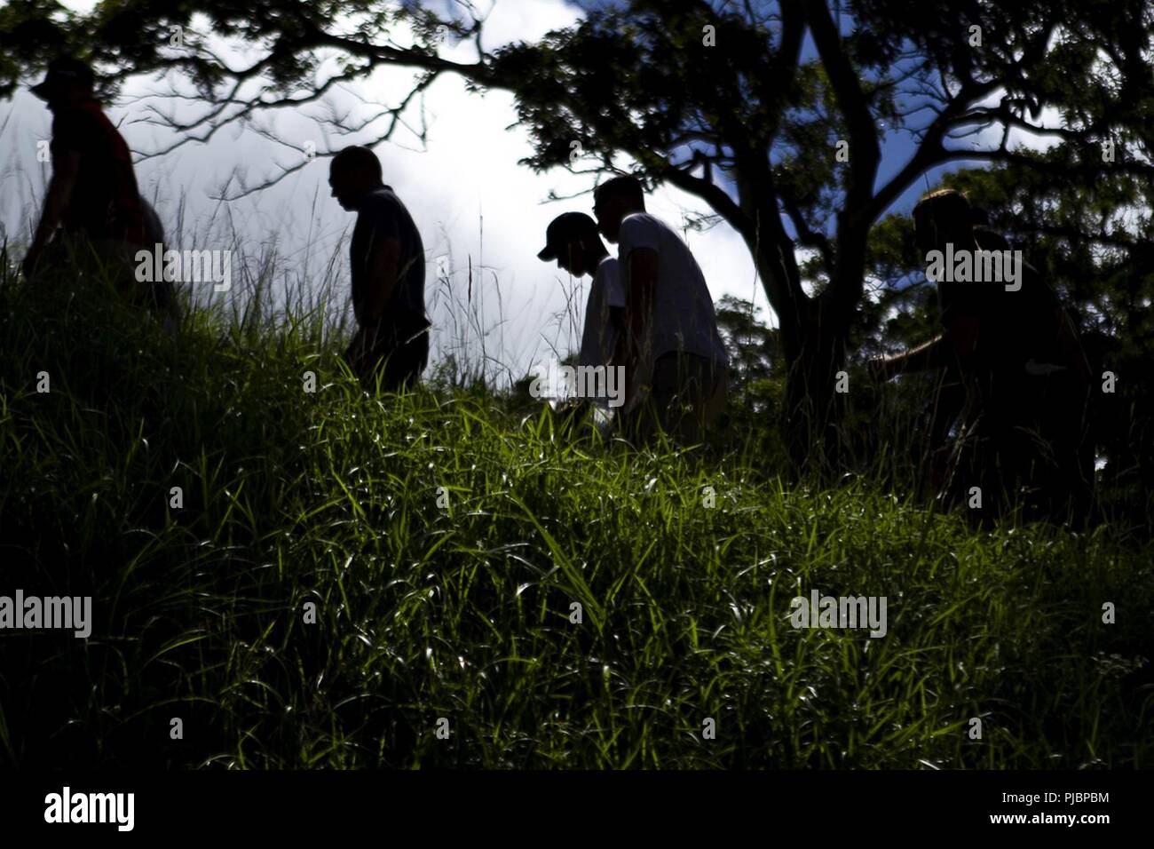 Marines and Sailors with the 31st Marine Expeditionary Unit climb ...
