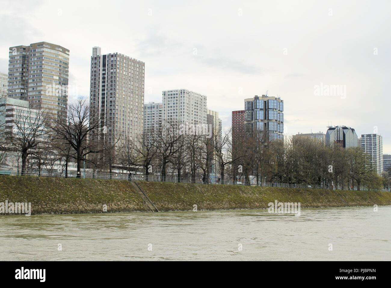 view with modern architecture in Paris, France Stock Photo - Alamy