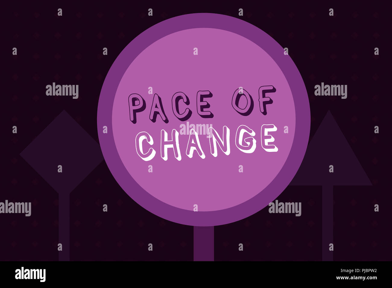 Conceptual hand writing showing Pace Of Change. Business photo ...