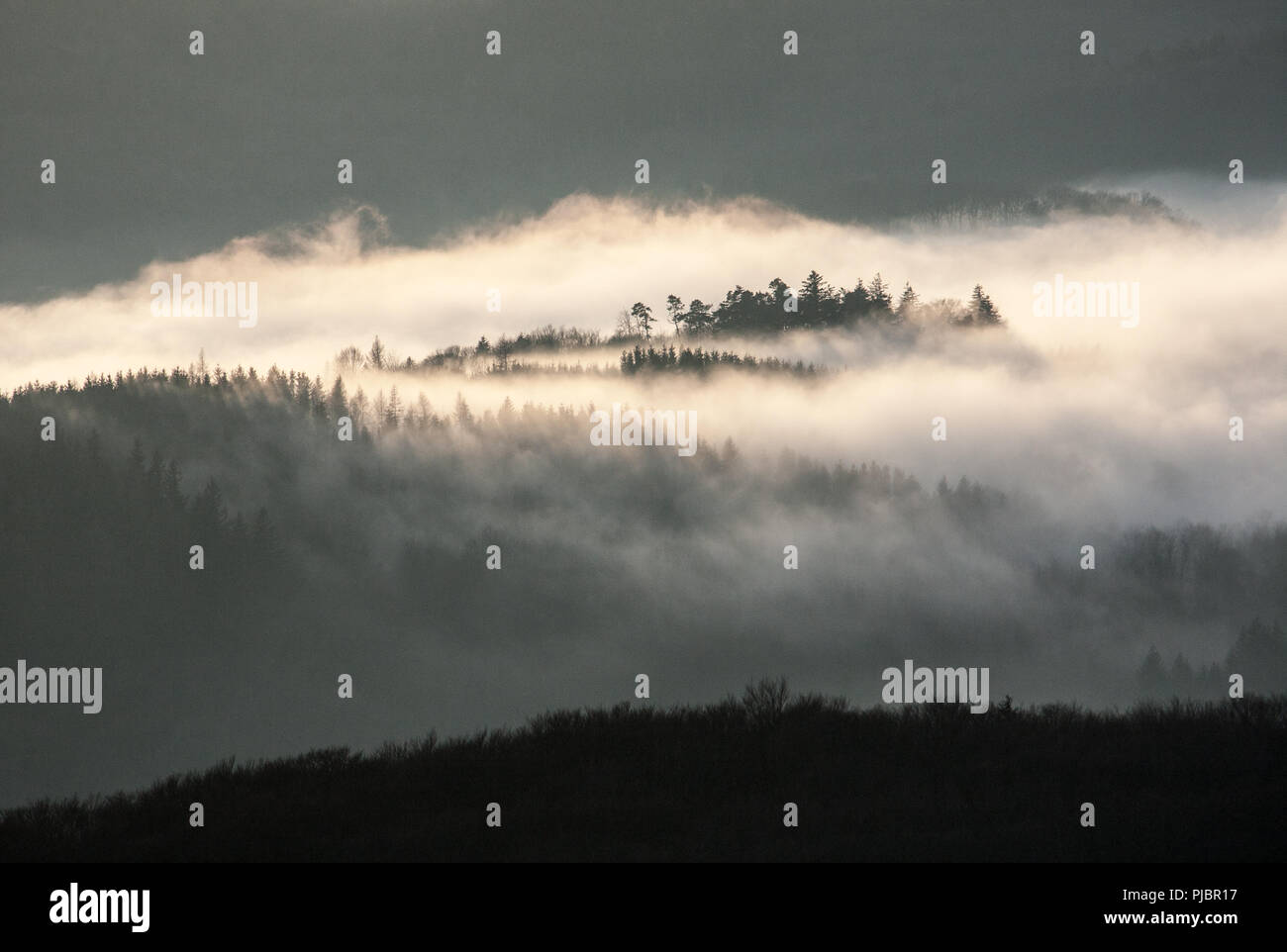 Nebel silhouette hi-res stock photography and images - Alamy