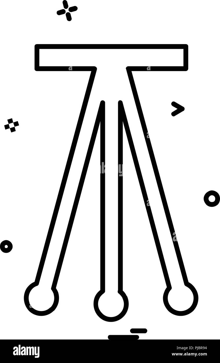 Tripod icon design vector Stock Vector Image & Art - Alamy