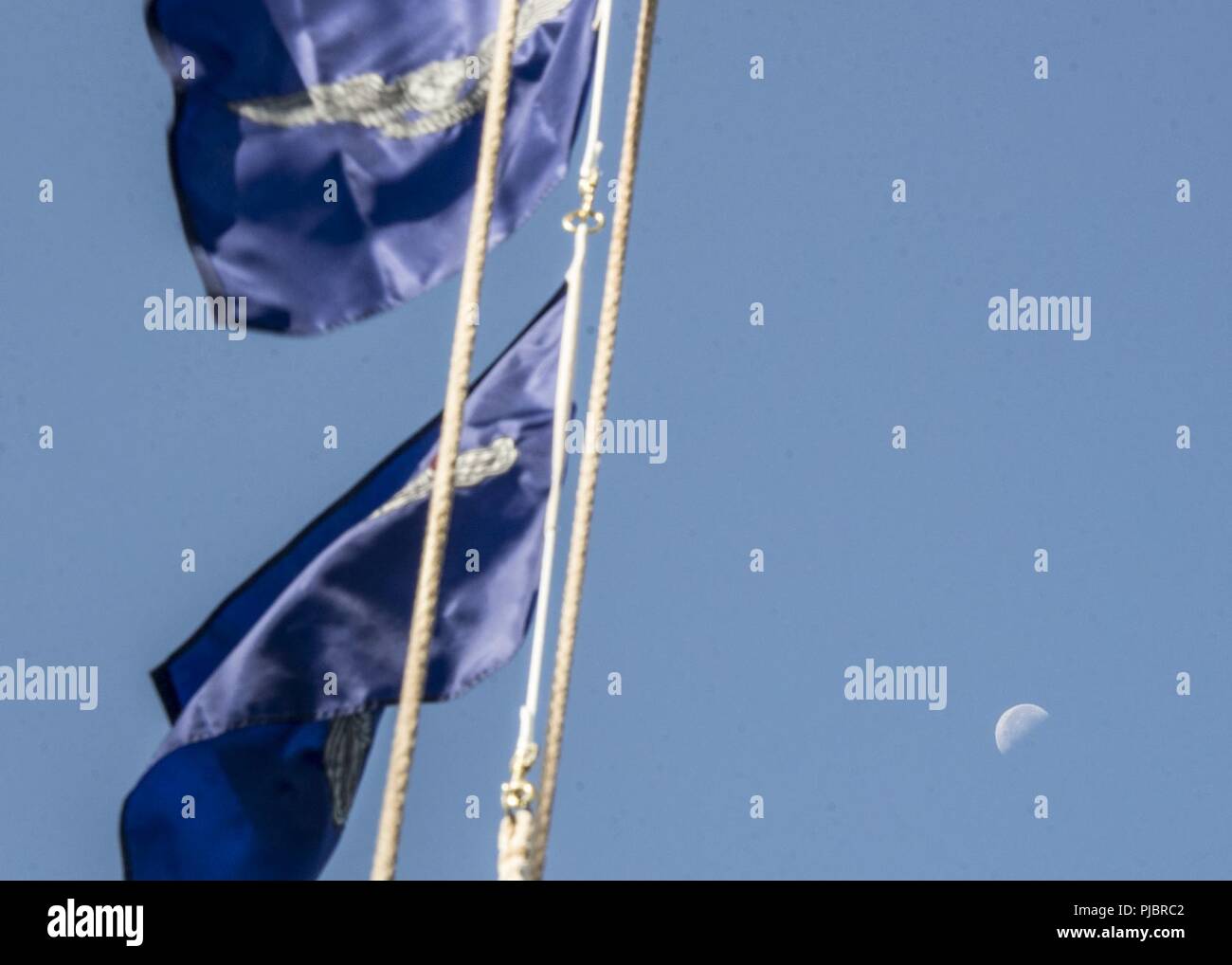 Jordan (July 6, 2018) The Enlisted Aviation Warfare Specialist pennant ...