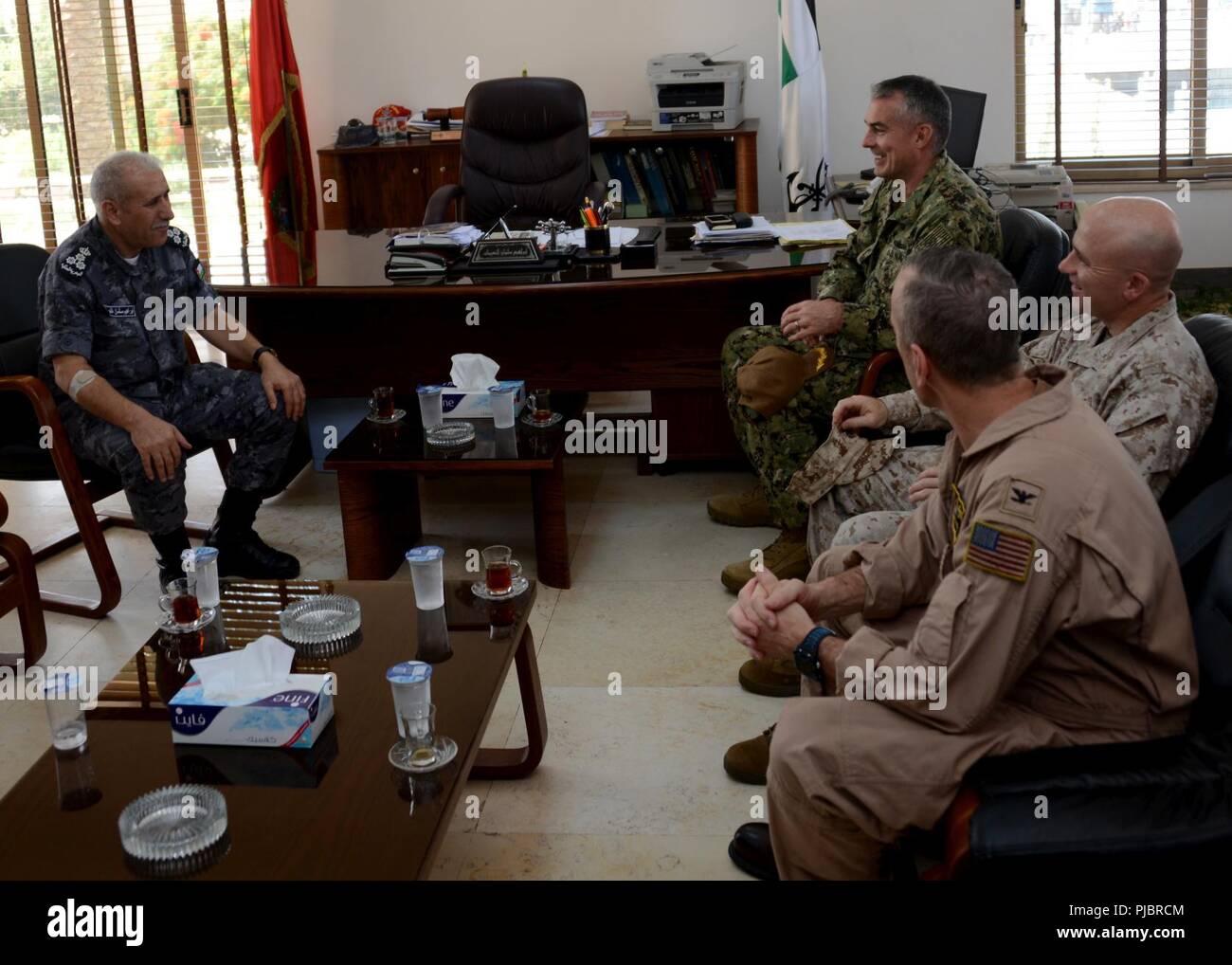 Jordan (July 8, 2018) Col. Farrell Sullivan, commanding officer, 26th ...