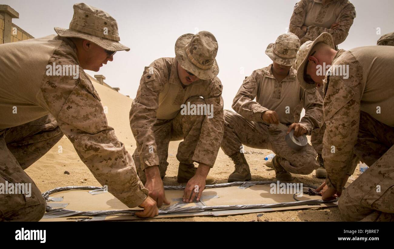UNDISCLOSED LOCATION, MIDDLE EAST – U.S. Marines with Combat Logistic ...