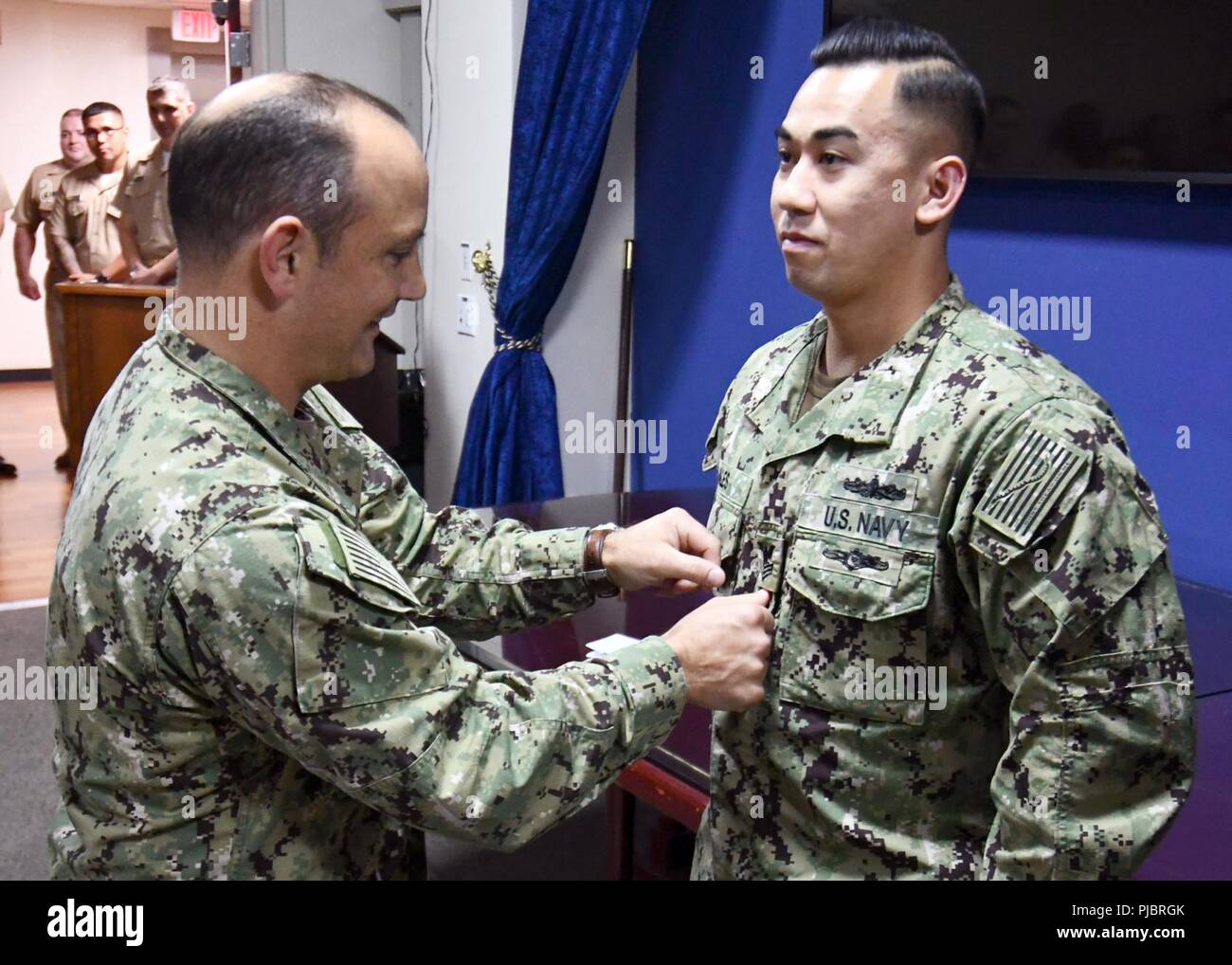 MANAMA, Bahrain (July 12, 2018) - Command Master Chief Brian McDonough ...