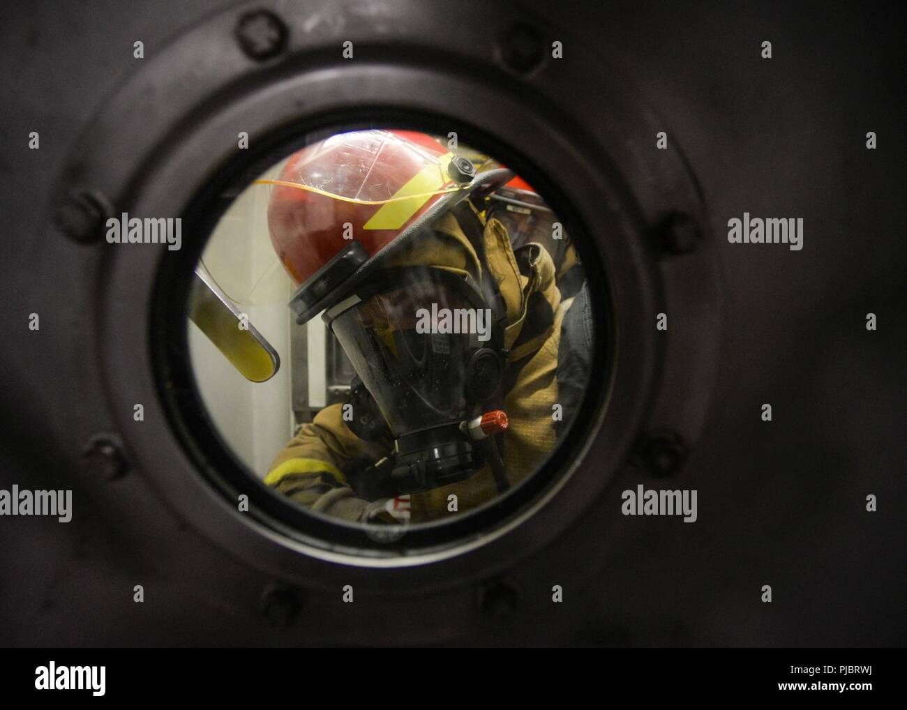 Engine room fire drill hi-res stock photography and images - Alamy