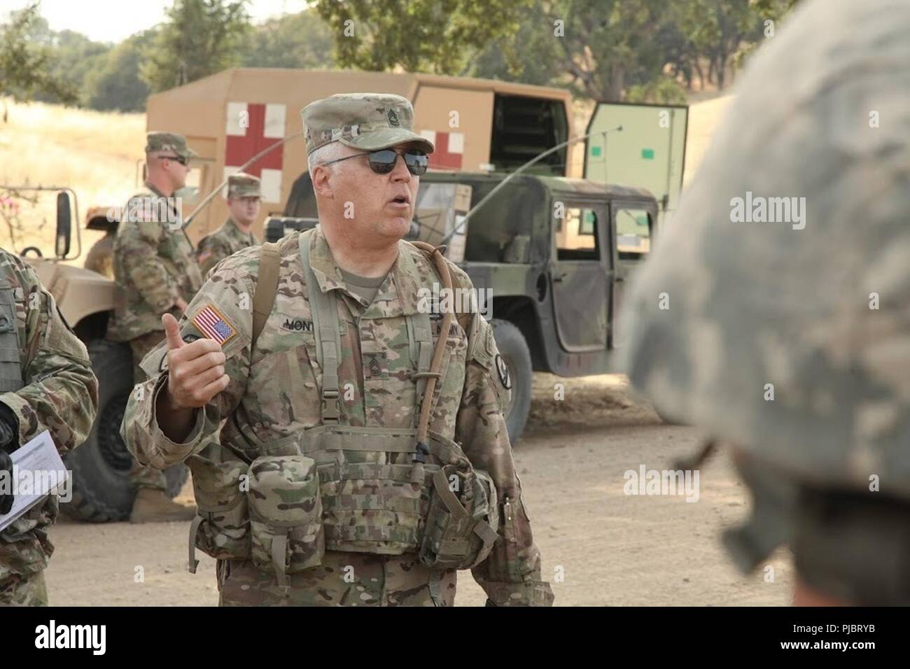 Master Sgt. Michael Montoya, 2nd Battalion, 378th Observer Coach ...