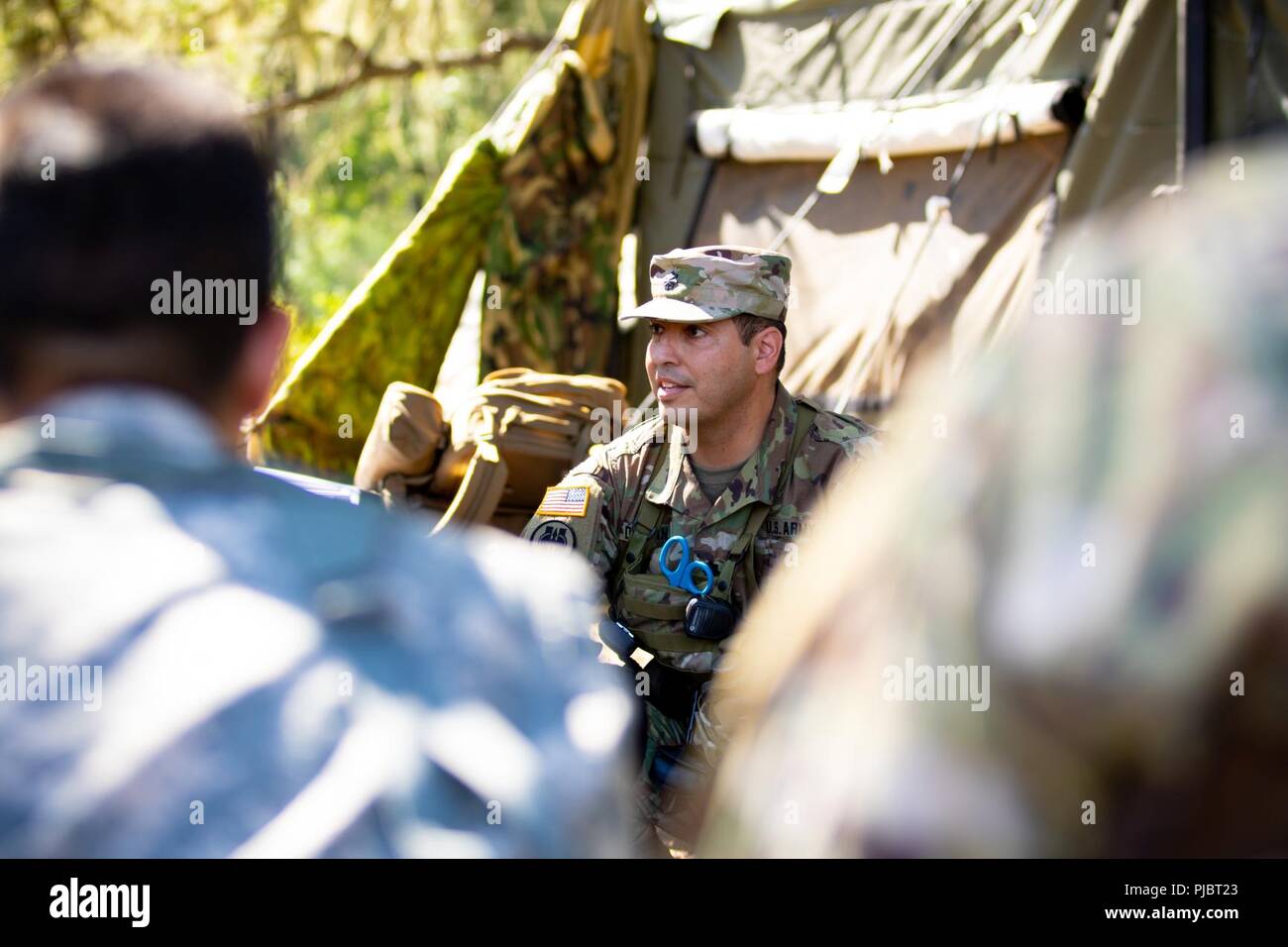 Lt. Col. Louis Dibernardo, a trauma surgeon from the 11th Military ...